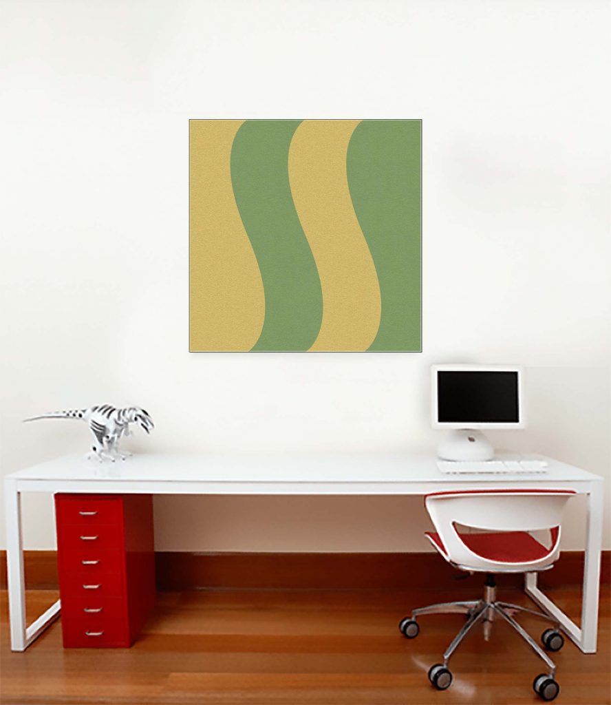 Wave Krommenie Pinboard 1200 x 1200mm
