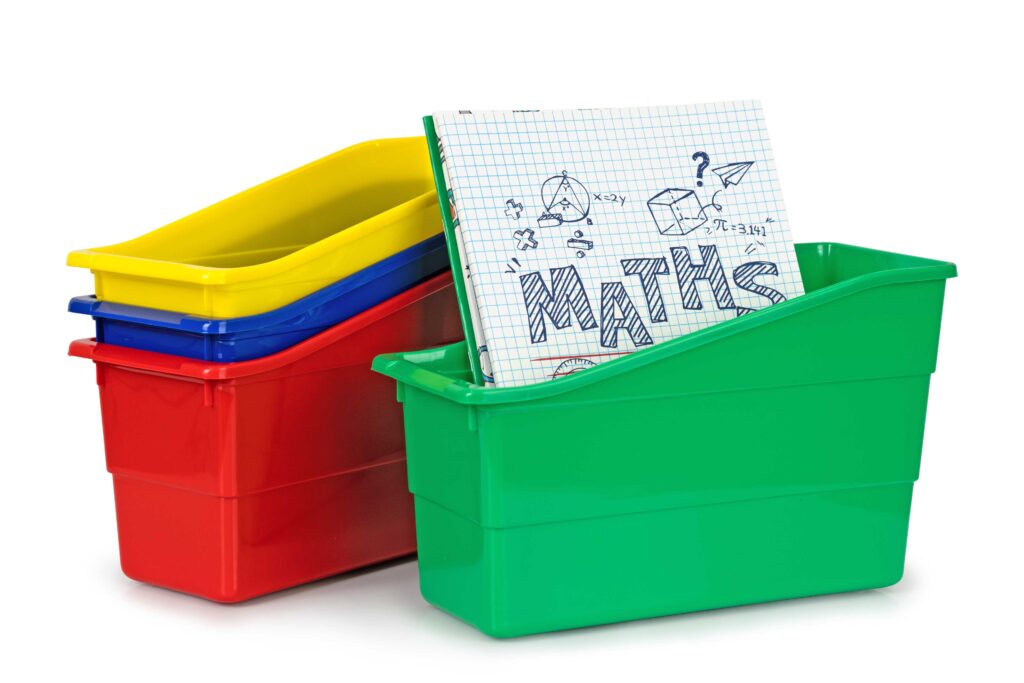 Classroom Book Caddies – Set of 4 - Designer Pinboards Australia