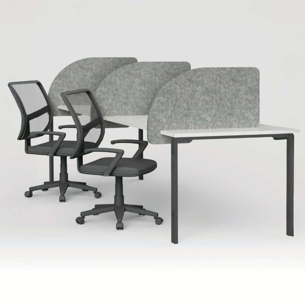 SANA Serenity Desk Divider Slide On Screen - Designer Pinboards Australia